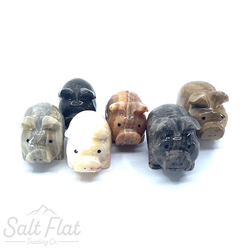 2'' Marble Pig – Salt Flat Trading Co.