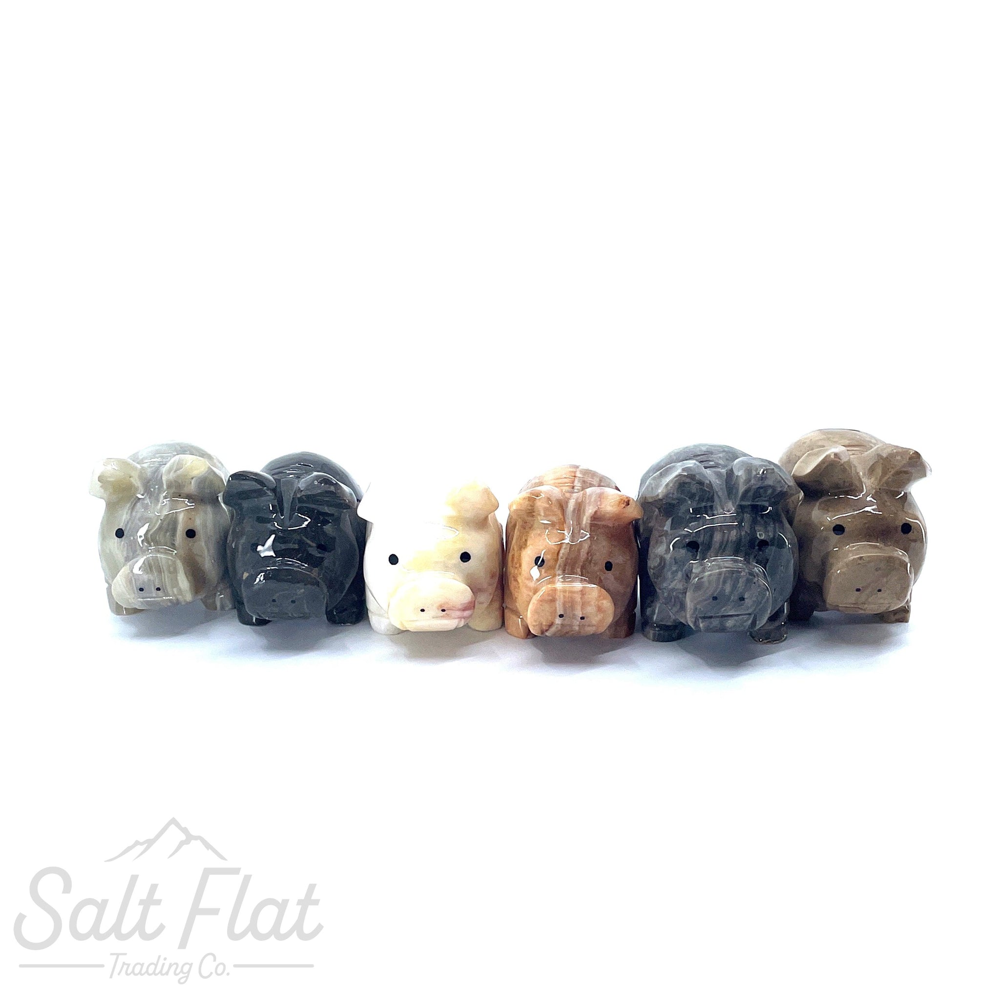 2'' Marble Pig – Salt Flat Trading Co.